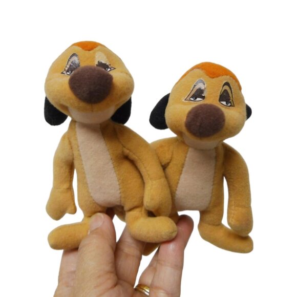 McDonald's | Other | Vtg 998 Timon Collectible Stuff Toy 2 Pcs | Poshmark